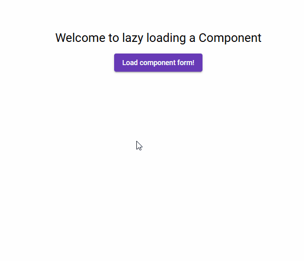 Lazy-load a component in Angular without routing - Witty Programming